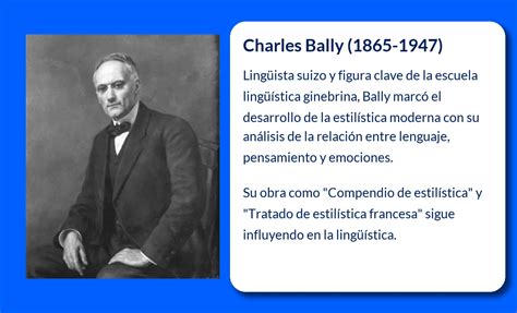 Charles Bally 1865 1947 El Padre De La Escuela Lingüística Ginebrina