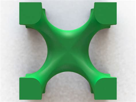 Lattice Structures Of Skeletal I Wp 3dプリントモデル In 数学的芸術 3dexport