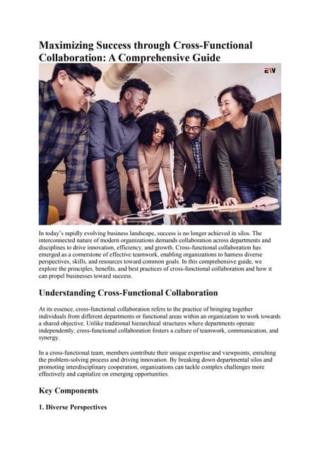 Cross Functional Communication Ppt