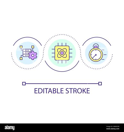 Emergency Data Analysis Loop Concept Icon Stock Vector Image And Art Alamy