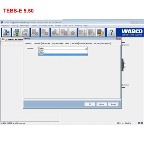 Wabco Tebs E 550 Diagnostic Software Pin Calculator