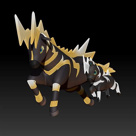 🐉 Pokemon Blitzle Zebstrika・ Stl File For 3d Printing・cults