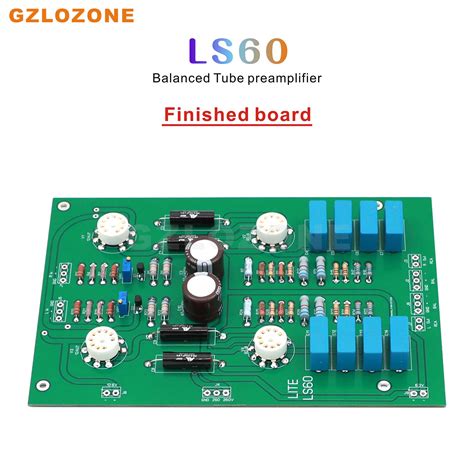 Zerozone Hifi Ls60 Balanced 6dj812au7 Tube Preamplifier Diy Kit
