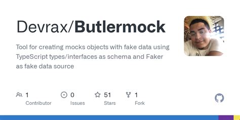 Github Devraxbutlermock Tool For Creating Mocks Objects With Fake
