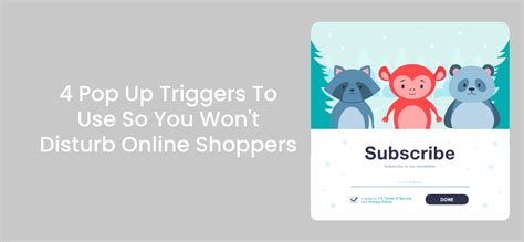 4 Pop Up Triggers To Use So You Wont Disturb Online Shoppers Poptin Blog