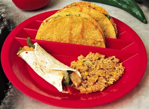 Smartwares Taco Mex Taco Plate Reusable Round Preparation And Serving