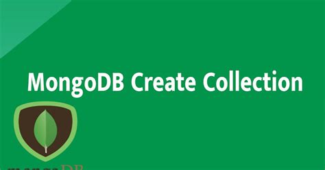 Mongodb Create Collection