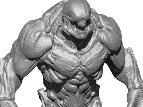 Hell Knight Doom 3d Model By Naeem32
