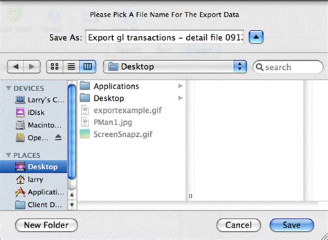 Exporting General Ledger Entries Arts Management Systems