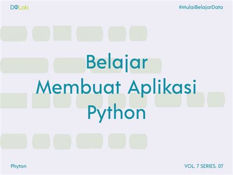Membuat Aplikasi Dengan Python Yang Dapat Menjadi Ide Projec