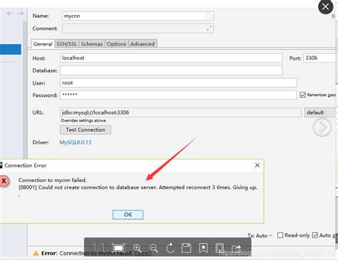 Datagrip连接mysql数据库遇到问题解决datagrip 2023 08 13 140702 未找到驱动程序类 Com