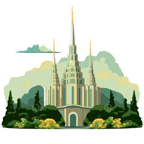 Lds Clipart Temple