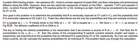 A Certain DNA Binding Protein The Repressor R Chegg Com