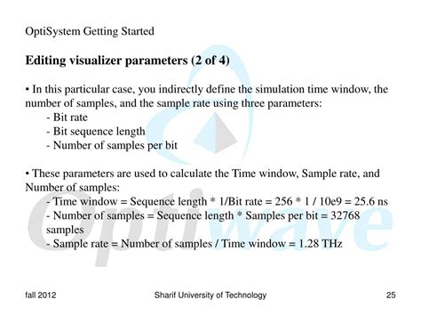 Ppt Optisystem Getting Started Optical Communication System Design