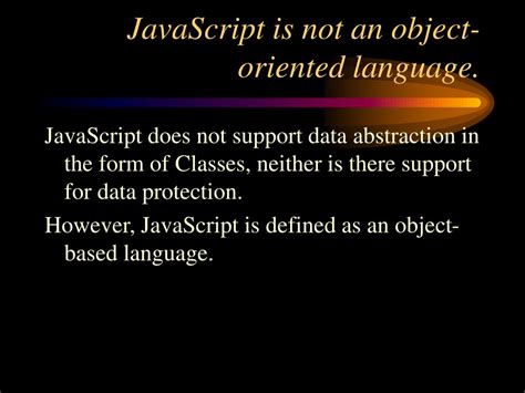 ppt object based programming in javascript powerpoint presentation