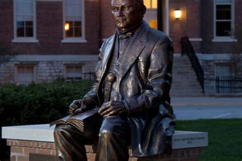 John Purdue Statue Purdue Arboretum Explorer