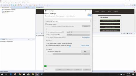 How To Create Java Project Youtube