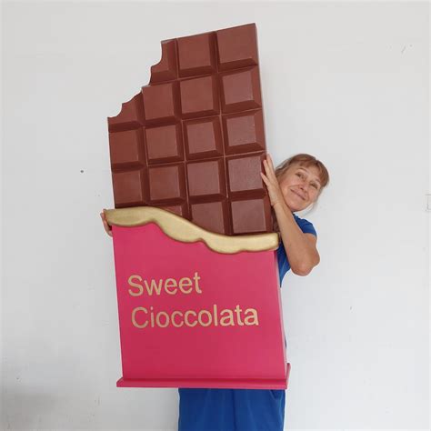 Giant Chocolate Bar Prop Candyland Centerpieces Candyland Party