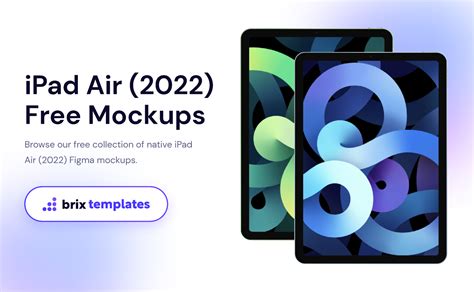 IPad Air Free Mockups BRIX Templates Figma