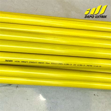Jual Pipa Boss Kuning 20mm Pipa Listrik Pipa Conduit Warna