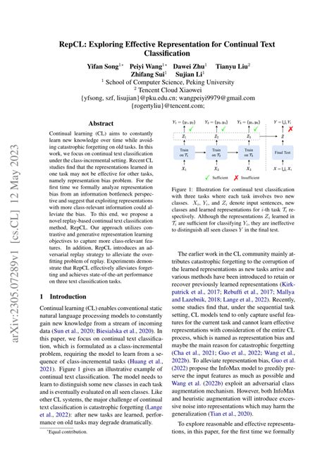 pdf repcl exploring effective representation for continual text