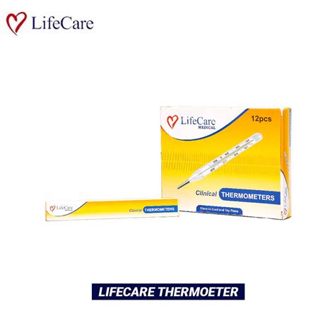 Order Now Life Care Clinical Glass Thermometer Lifecare