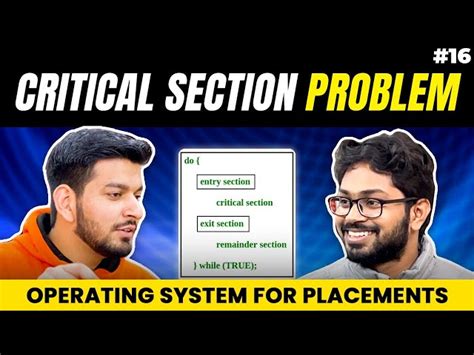 free video critical section problem race condition in os from