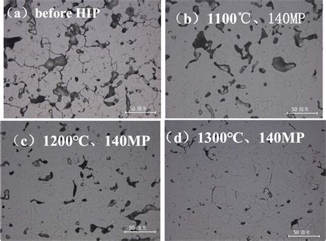Metallographic Microstructure Of Alloy After Hip At Different Temperatures Download