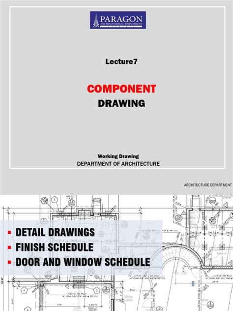Lecture 7 Other Drawing And Component Drawings Pdf