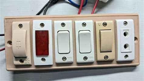 Wiring Of Switch Socket Fuse Indicator Electrical Board Wiring Connection YouTube