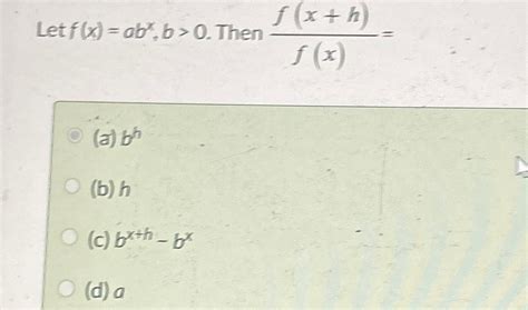 solved let f x abx b 0 ﻿then