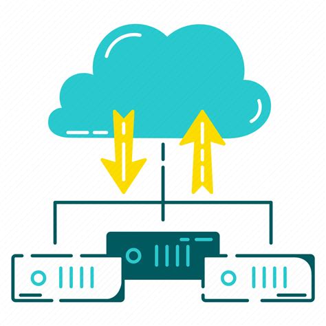 Data Sharing Cloud Storage Connection File Server Icon Download On Iconfinder