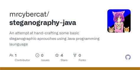 GitHub Mrcybercat Steganography Java An Attempt At Hand Crafting Some Basic Steganographic