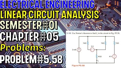 Linear Circuit Analysis Chapter05 Problem558 Basic Engineering