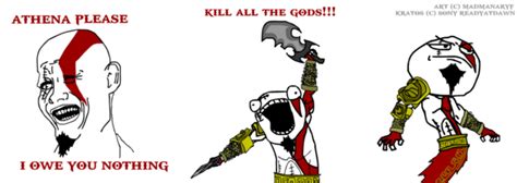 Kratos Falling Meme