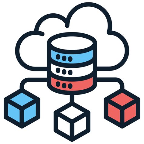 Cloud Big Data Structured Computing Icon Download On Iconfinder