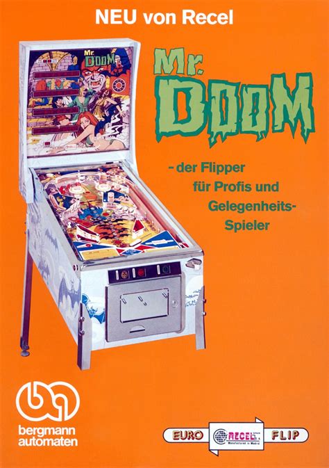 Mr Doom De Recel Máquina Recreativa