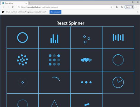 none of the spinners work in edge · issue 53 · mhnpd react loader
