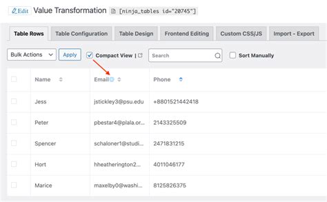 Turn Text Into Hyperlink In WordPress Tables