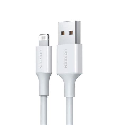 Cabo De Dados Ugreen USB A Para Lightning M White US