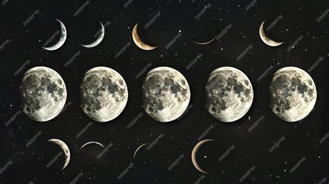 Phases Of The Moon Waxing Crescent First Quarter Waxing Gibbous Full