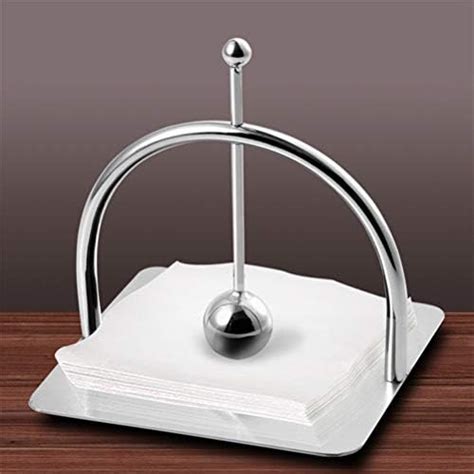 Stobaza Stainless Steel Flat Napkin Holder With Weighted
