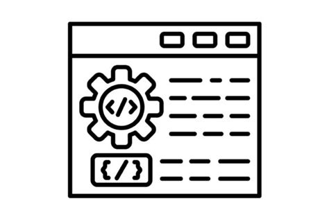 Web Development Outline Icon Graphic By Maan Icons · Creative Fabrica