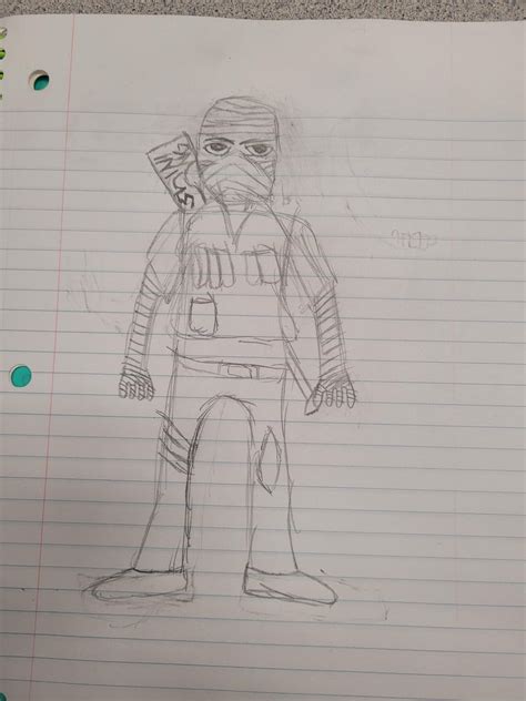 Git In Trouble For Drawing During Class But I Think It Turned Out Well