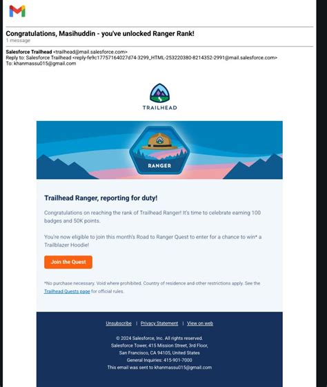 Masihuddin On Linkedin Trailheadranger Salesforcetrailblazer