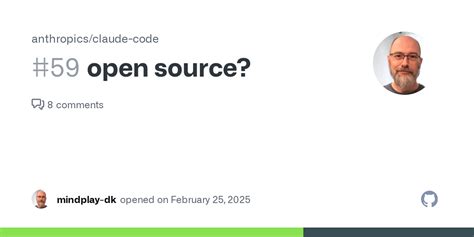 Open Source · Issue 59 · Anthropicsclaude Code · Github