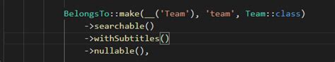 subtitle not working in attach page from belongstomany relation · issue