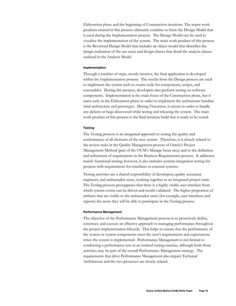 Oracle Unified Method 069204 Pdf Computer Software And Applications Computing