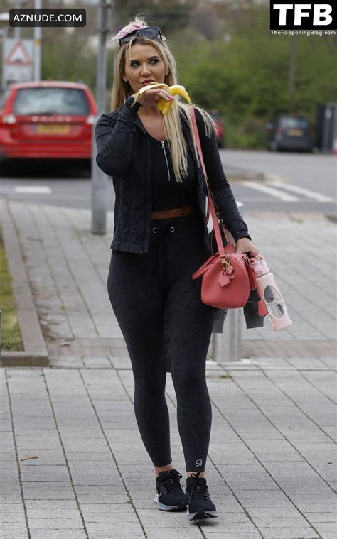 Christine McGuinness Showing Off Her Impressive Abs And Ass In London AZNude