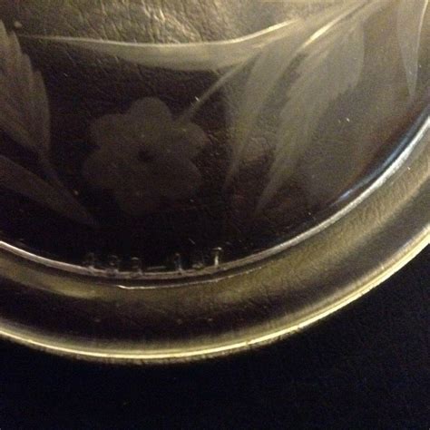 Antique 1920s Pyrex Oval Casserole Dish W Etched Flower And Vine Lid
